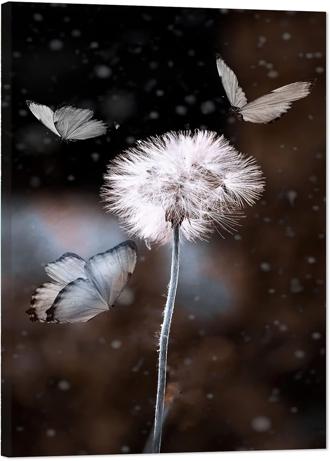 AXXPosters-Dandelion Canvas Wall Art, Colorful Dandelion Prints ...