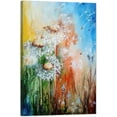 AXXPosters-Dandelion Canvas Wall Art, Colorful Dandelion Prints ...