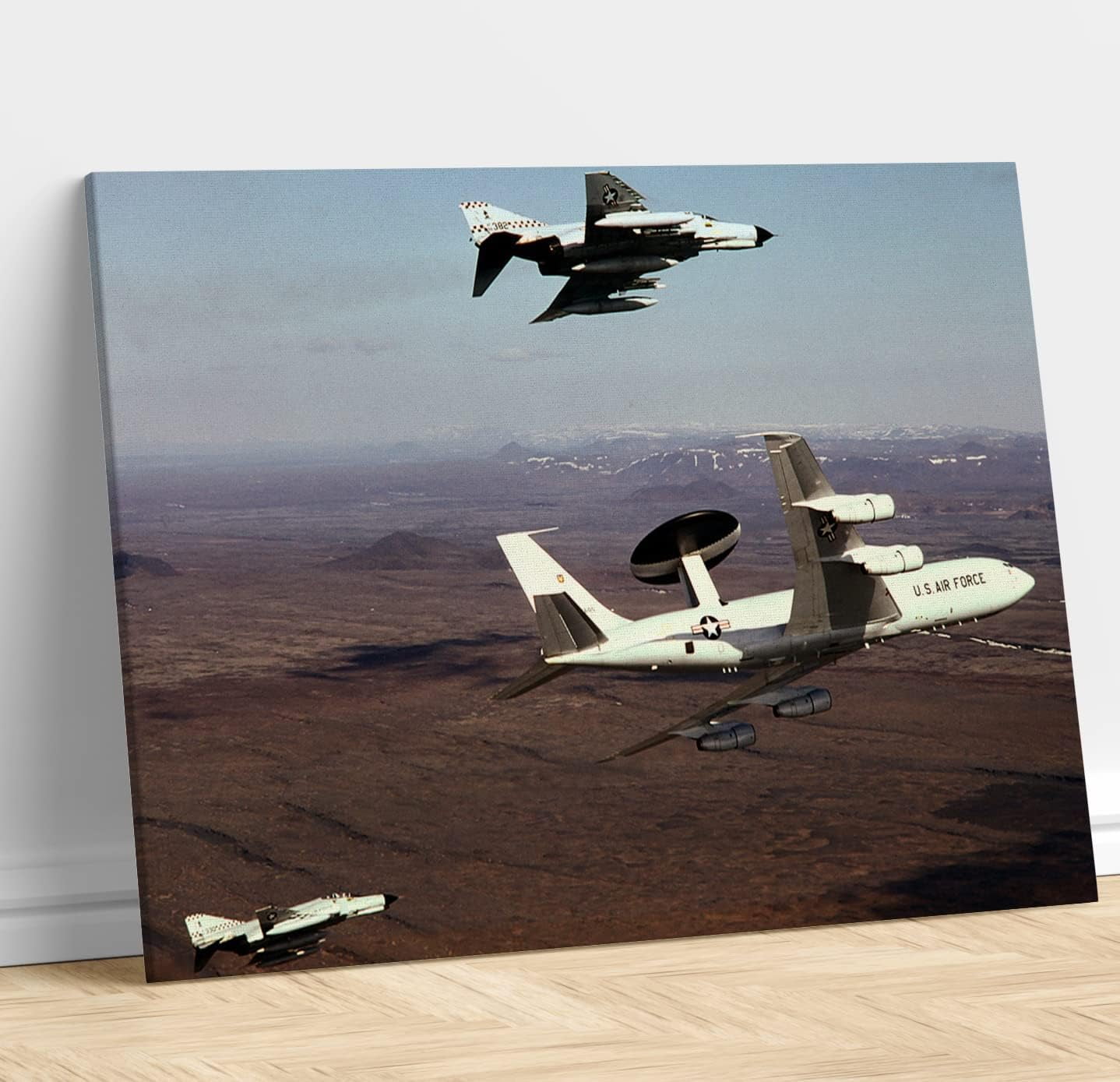 AXXPosters-E-3 Airplane Wall Art Decor Aviation Canvas Prints Boeing E ...