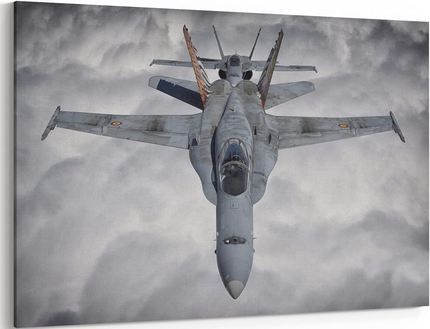 AXXPosters-F-18 Airplane Canvas Wall Art Prints F-18 Hornet Strike ...