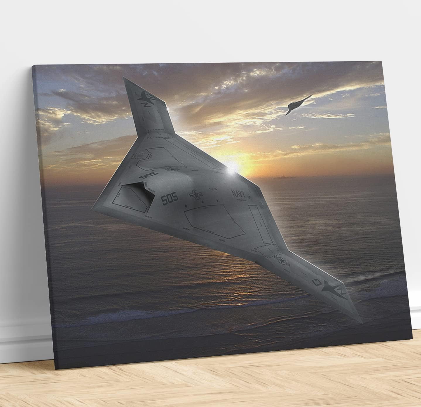 AXXPosters-F-18 Airplane Decor Aviation Canvas Wall Art Prints Hornet ...