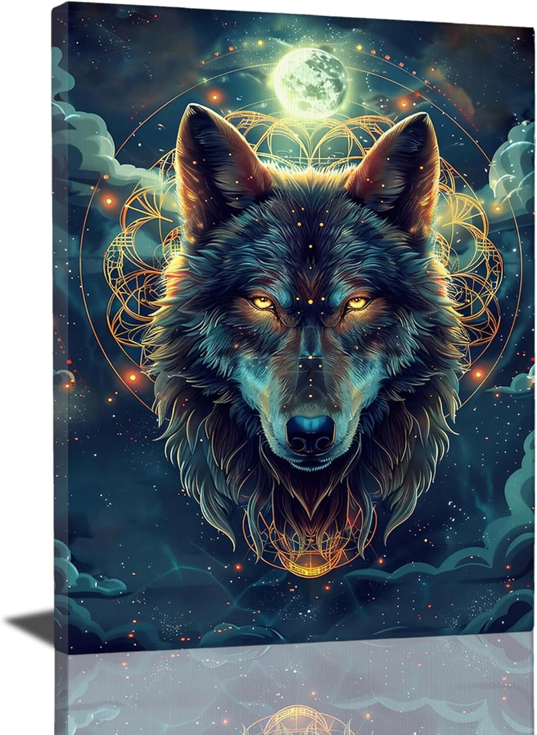 AXXPosters-Fantasy Wolf Decor Wall Art Wolf Wall Decor Wolf Poster Wolf ...
