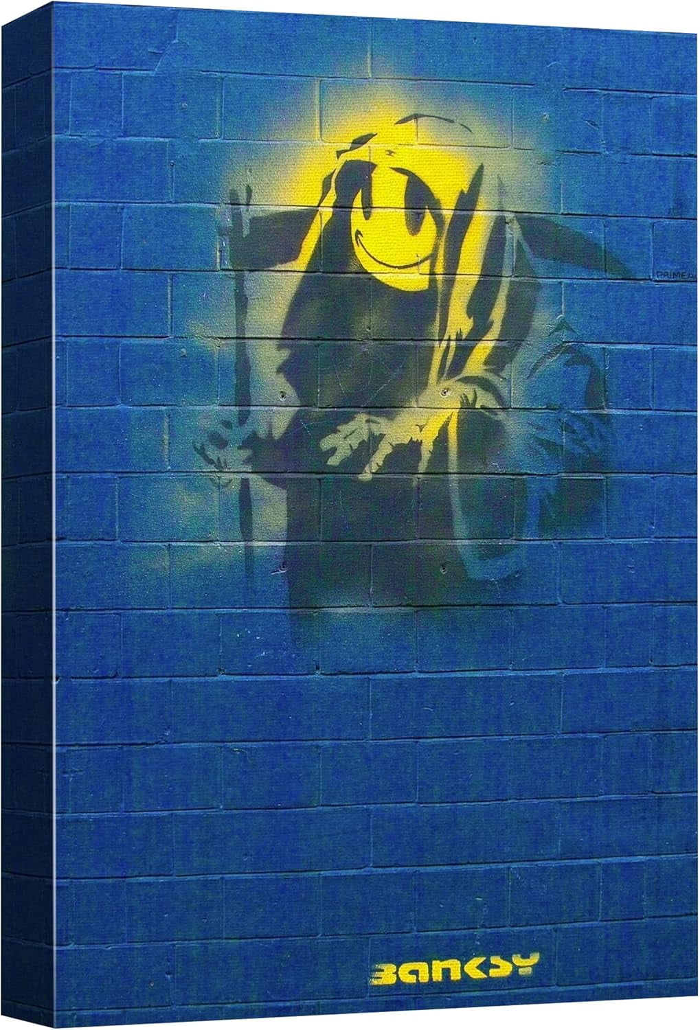 AXXPosters-Framed Canvas Wall Art Gold Dripping Lip Money Talk Graffiti ...