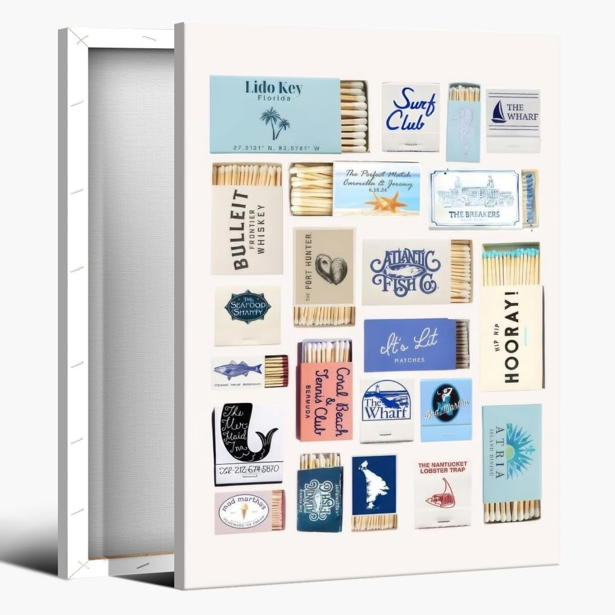 AXXPosters Funky Aesthetic Matchbox Poster，Trendy Collage Smoke Room ...