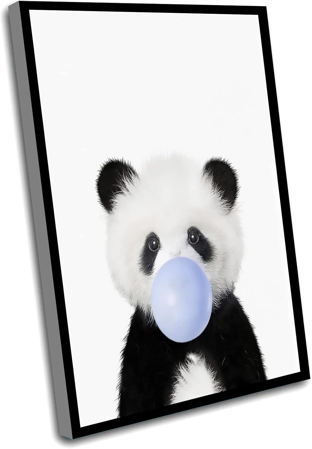 AXXPosters Gender Neutral Nursery Decor Posters,Panda With Blue Bubble ...