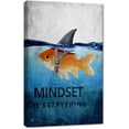 AXXPosters-Goldfish Wearing Shark Fin Motivational Poster Wall Art ...