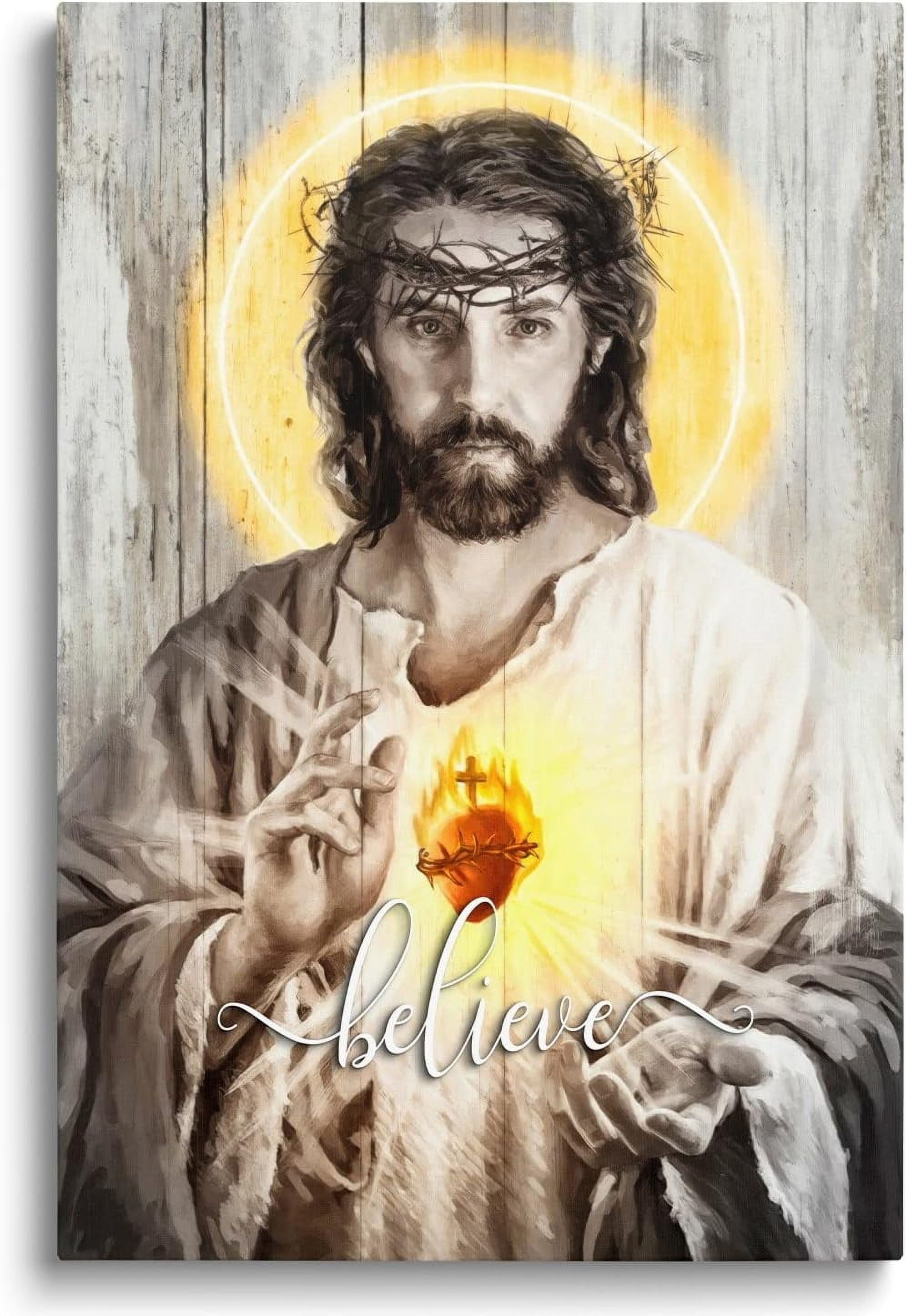 AXXPosters- Heart of Jesus Picture Poster Christian God Pictures ...