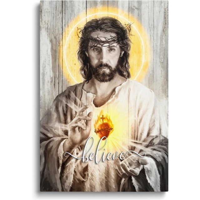 AXXPosters- Heart of Jesus Picture Poster Christian God Pictures ...