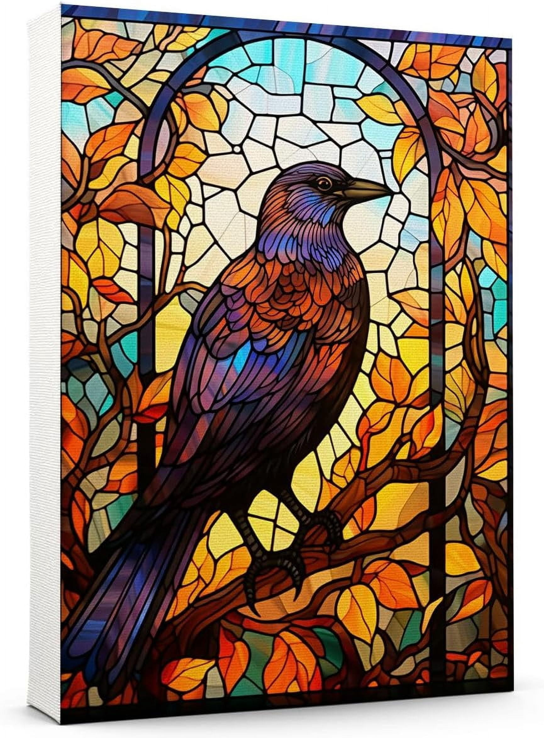 AXXPosters Hudo Crow Poster Gifts for Animal Lovers - Crow Canvas ...