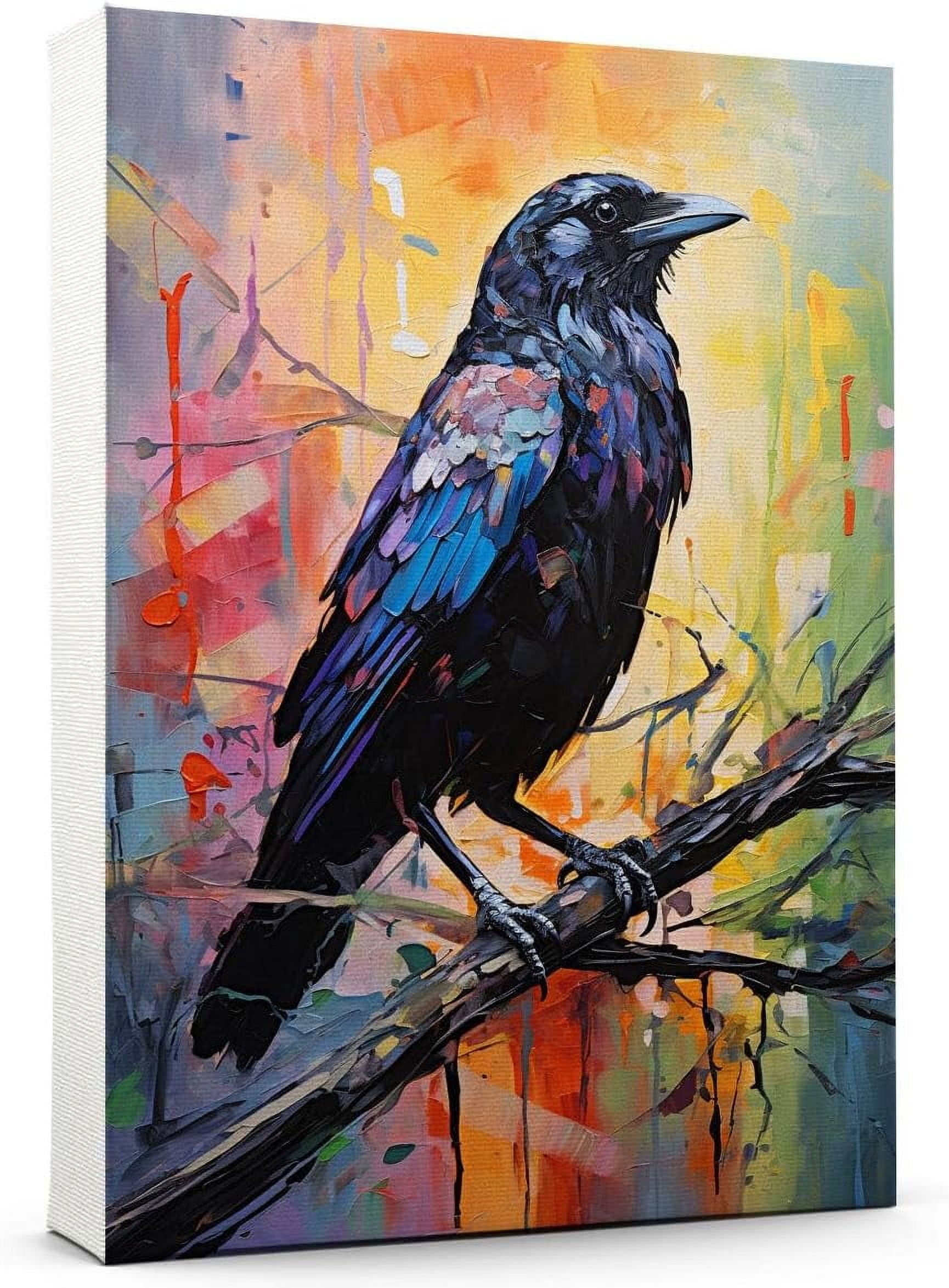 AXXPosters Hudo Crow Wall Art - This Is Our Happy Place Inspirational ...
