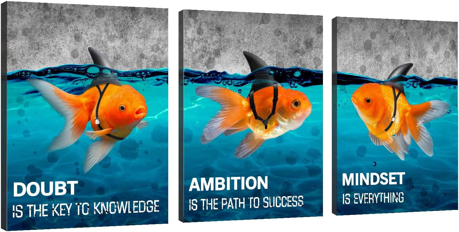 AXXPosters -Inspirational Canvas Painting Wall Art - ART - Mindset ...