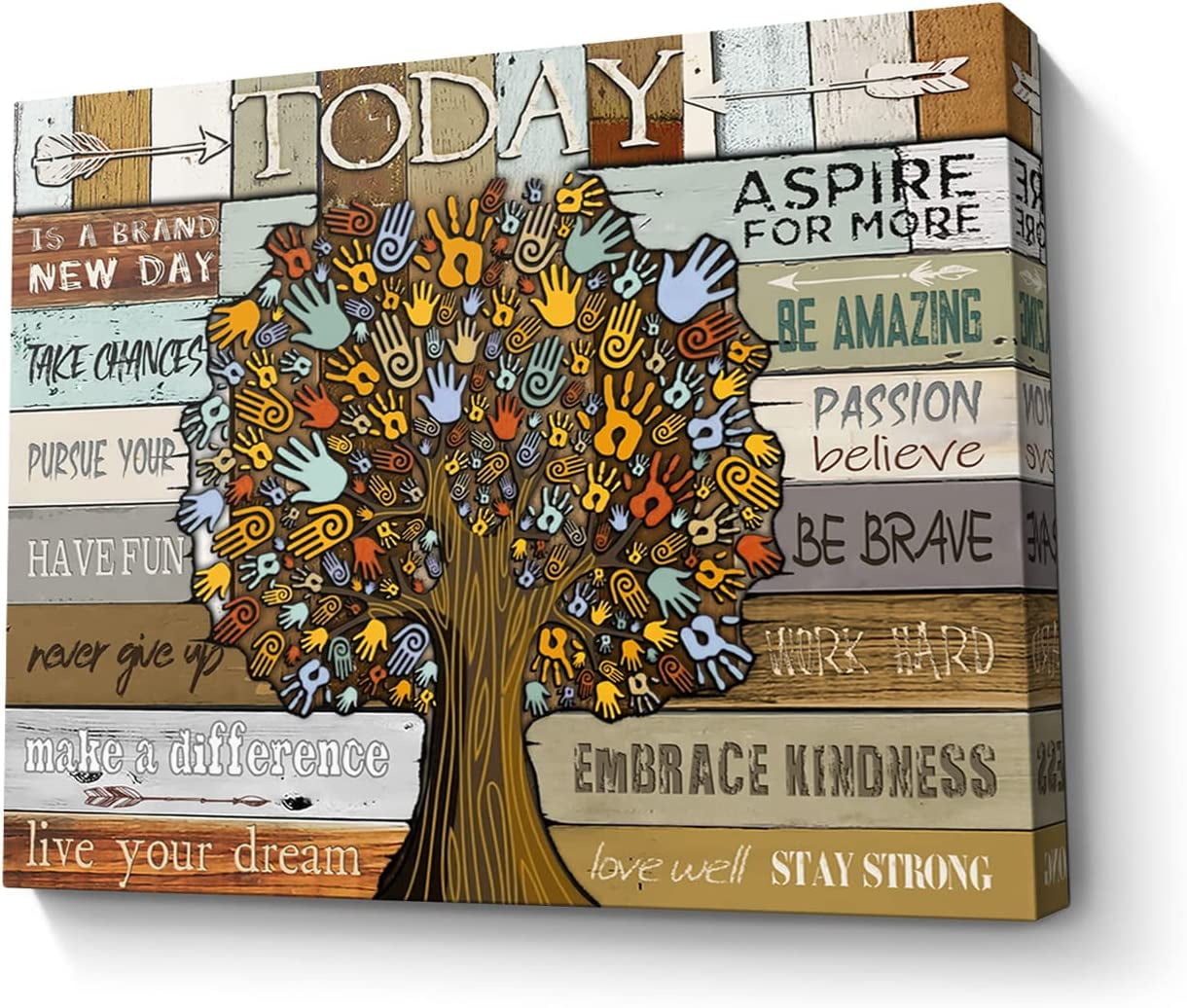AXXPosters-Inspirational Canvas Wall Art for Office Print Picture Today ... AXXPosters-Inspirational Canvas Wall Art for Office Print Picture Today ...