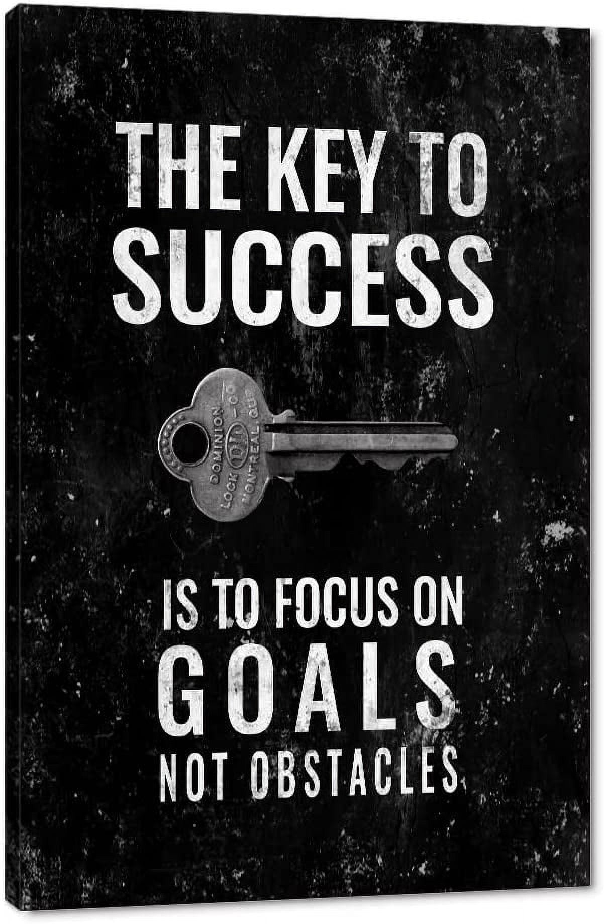 AXXPosters-Inspirational Office Canvas Wall Art Motivational Quote The ...