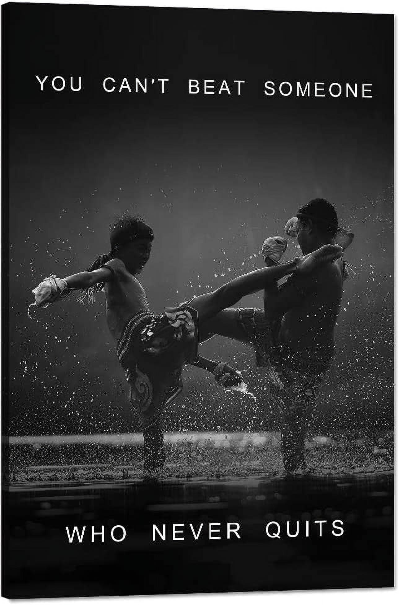 AXXPosters- Inspirational Posters Motivational Fighting Canvas Wall Art ...