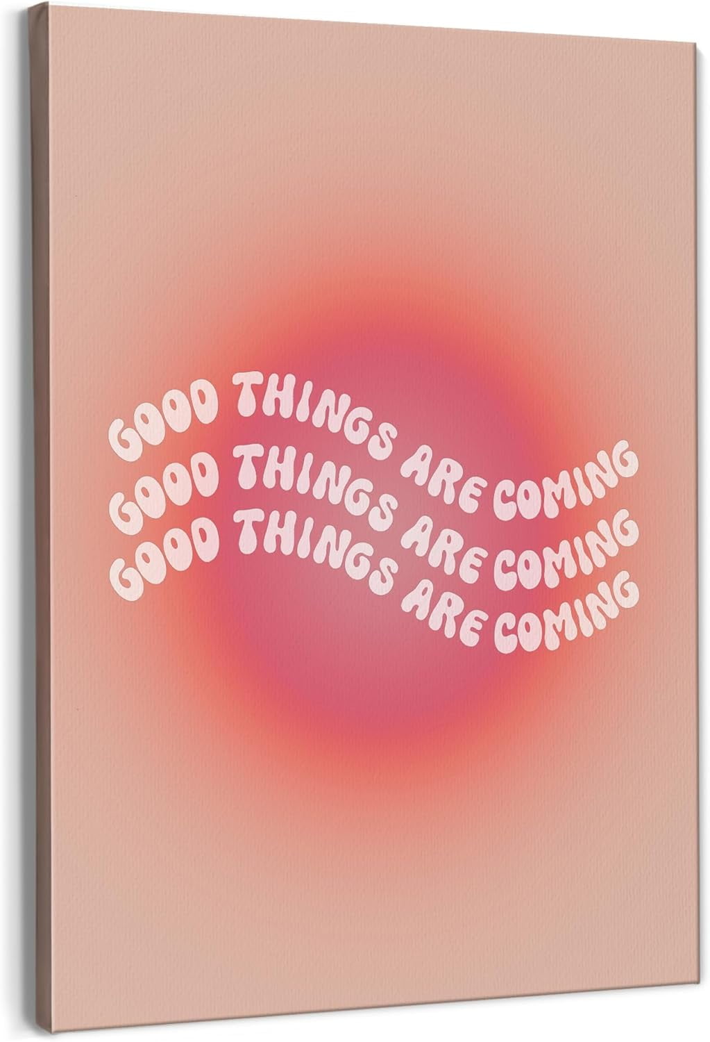 AXXPosters Inspirational Wall Decor, Trendy Preppy Pink Aura Poster ...