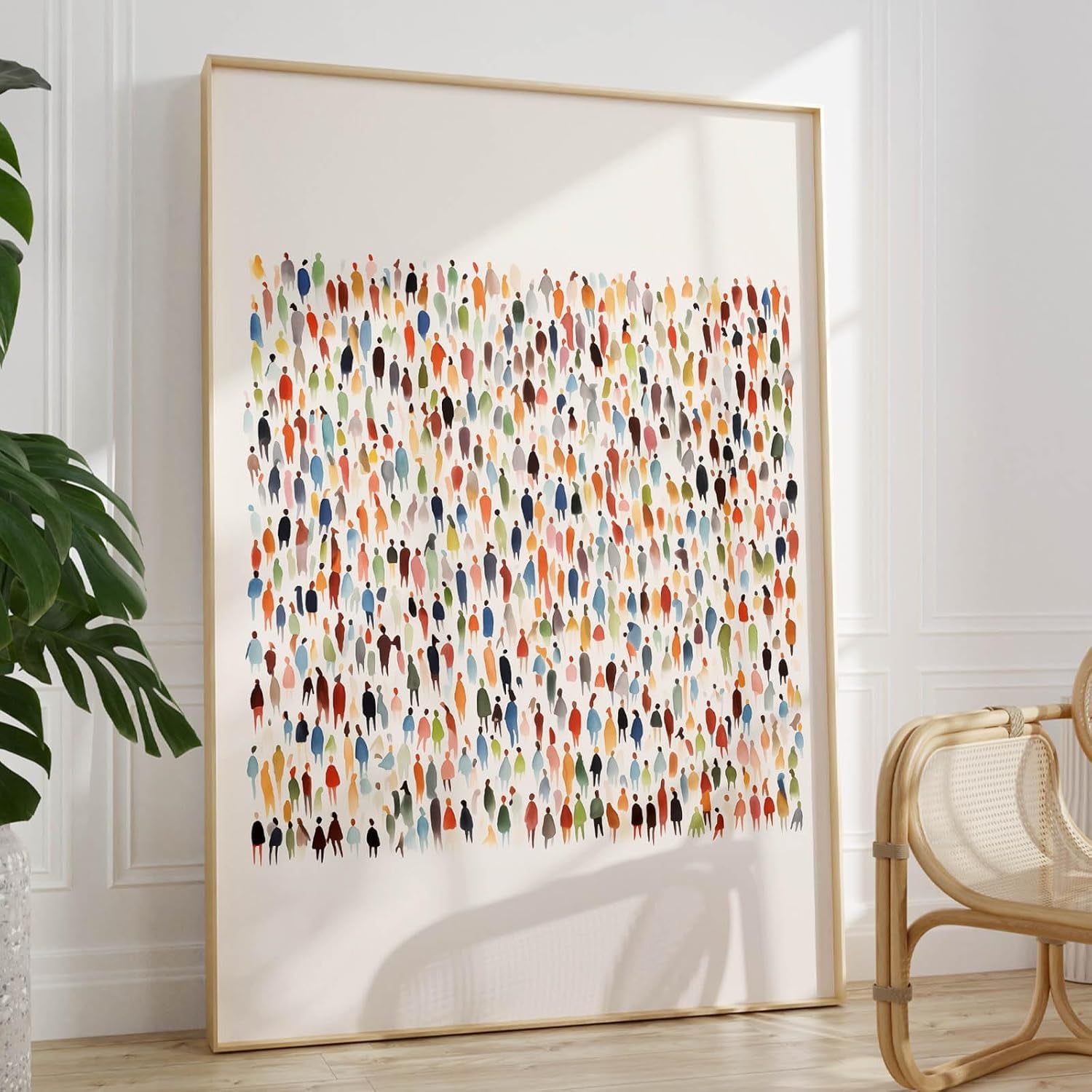 AXXPosters Jesus Feeds the 5000 Wall Art Inspirational Bible Verse ...