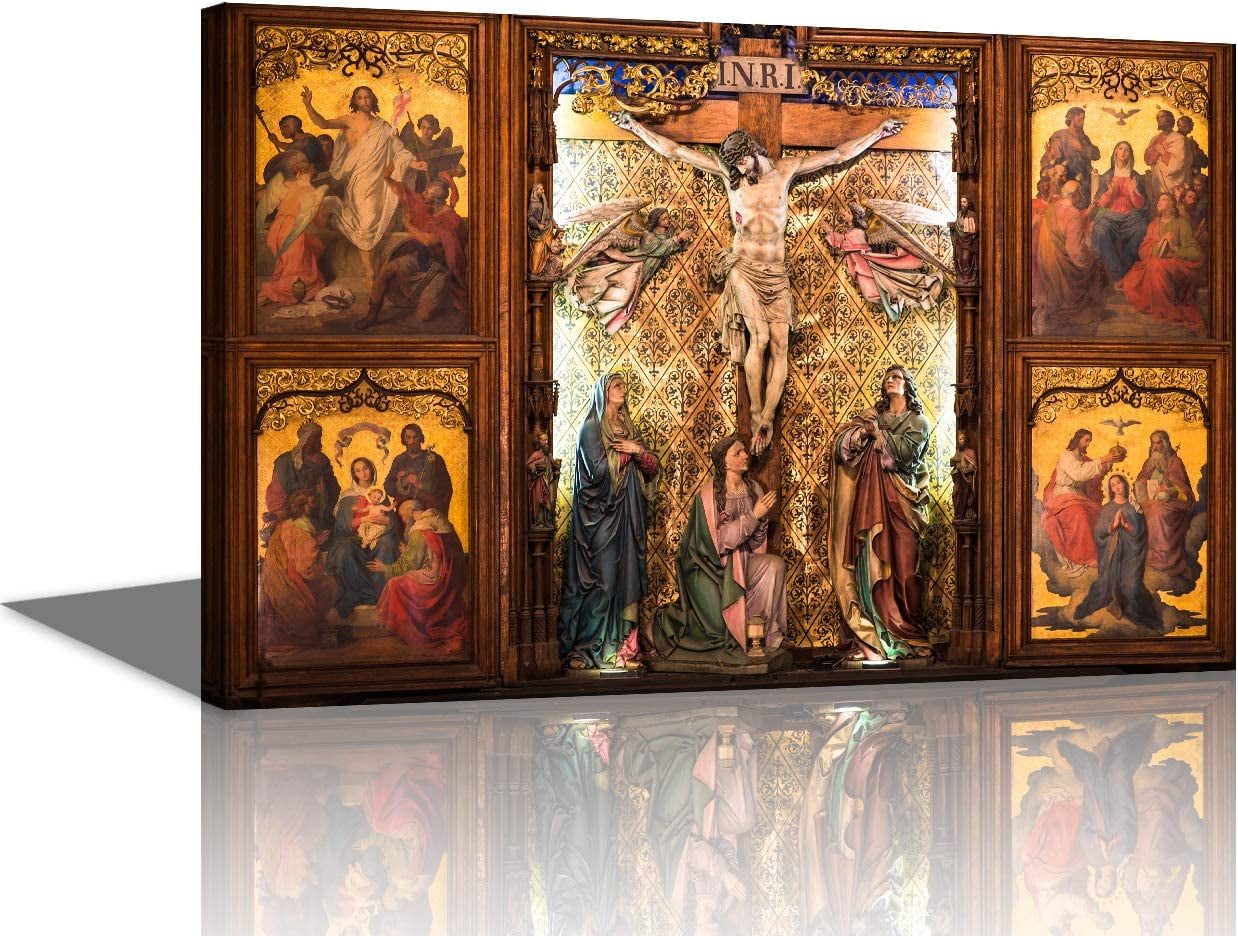AXXPosters-Jesus in Gethsemane Paintings Extra Large Wall Pictures for ...