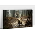 AXXPosters-Jesus and Lamb Canvas Wall Art, Jesus Hug A Muddy Lamb ...