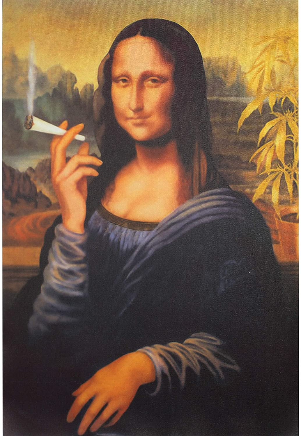 AXXPosters- Leonardo Di Piero da Vinci Mona Lisa painting world classic ...