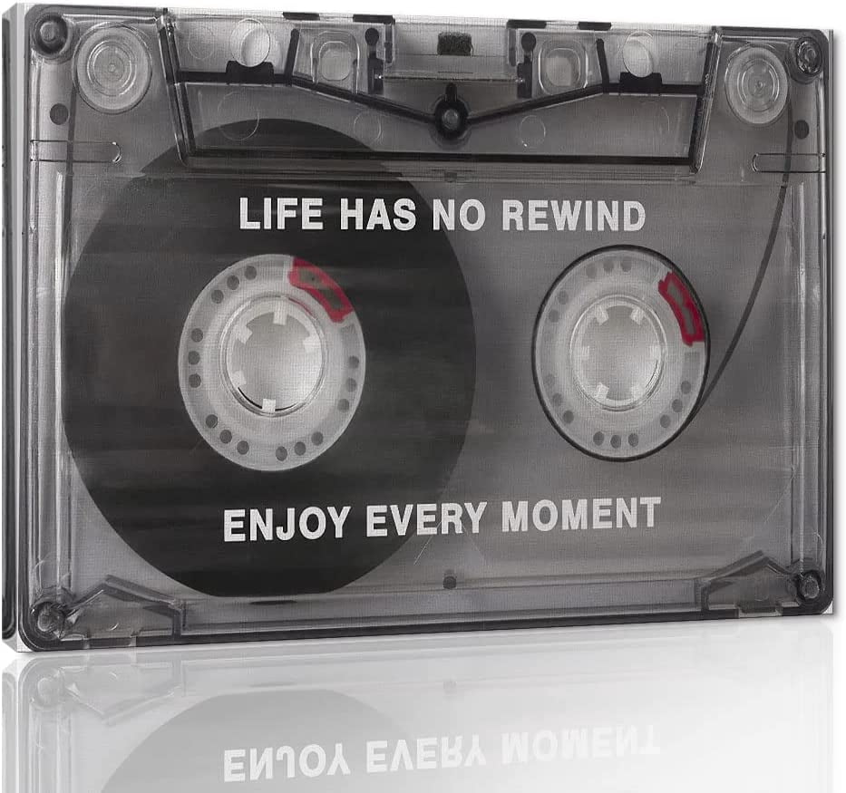 AXXPosters-Life Has No Rewind Enjoy Every Moment-Inspirational Office ...
