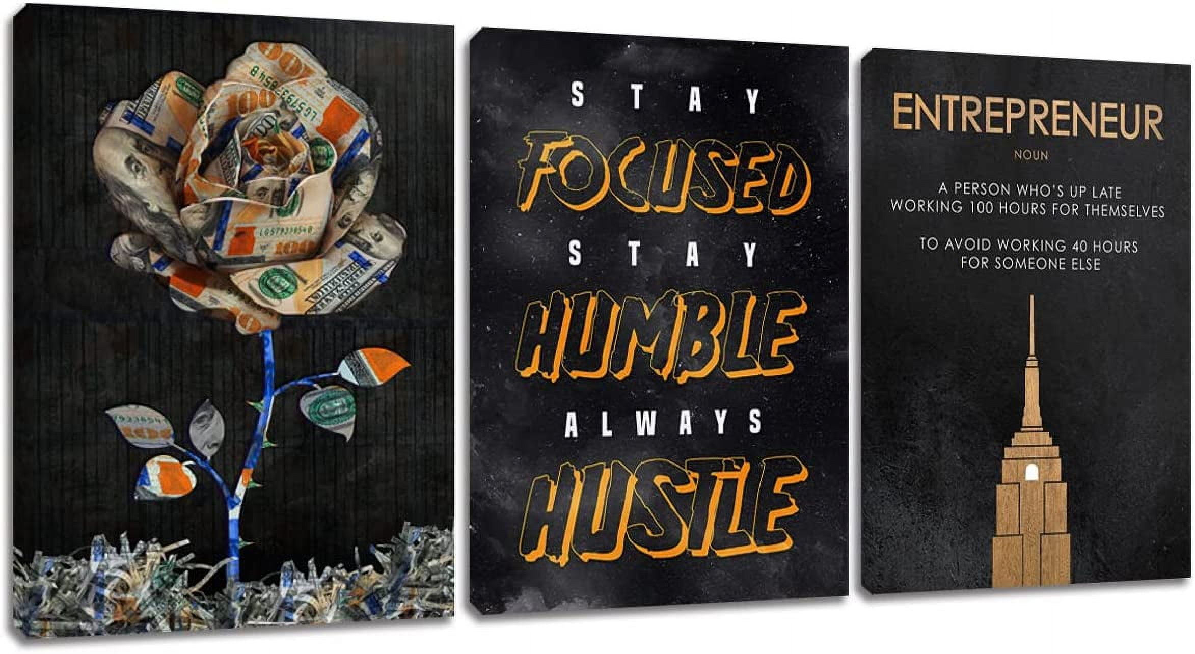 AXXPosters -Motivational Office Wall Art Inspirational Success Wall Art ...