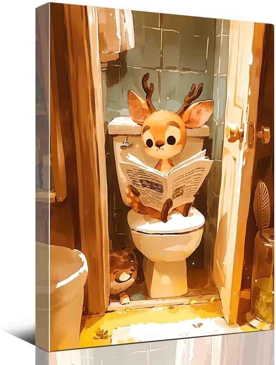 AXXPosters Original-Baby Deer Print,Woodland Nursery Decor,Fawn Print ...