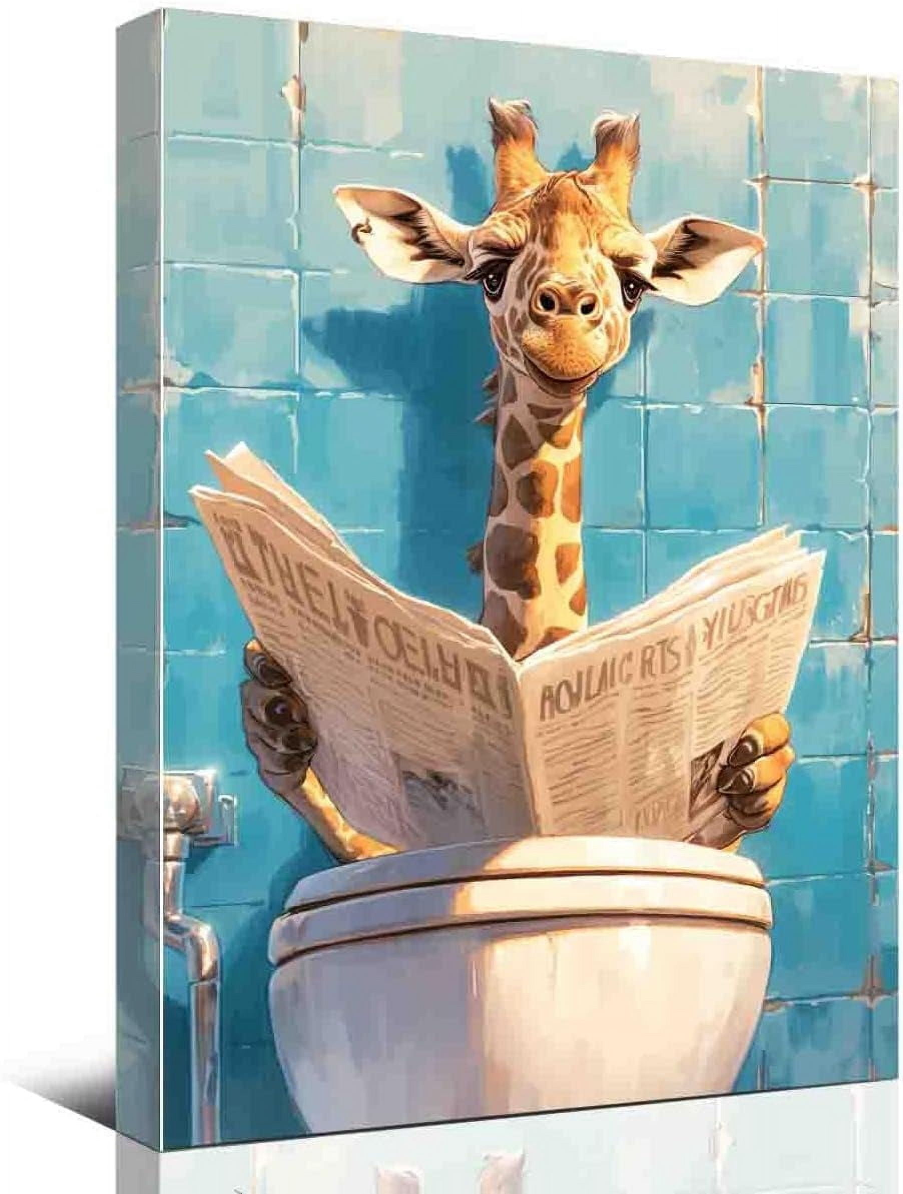 AXXPosters Original-Baby Giraffe Print,Jungle Animal,Woodland Animals ...
