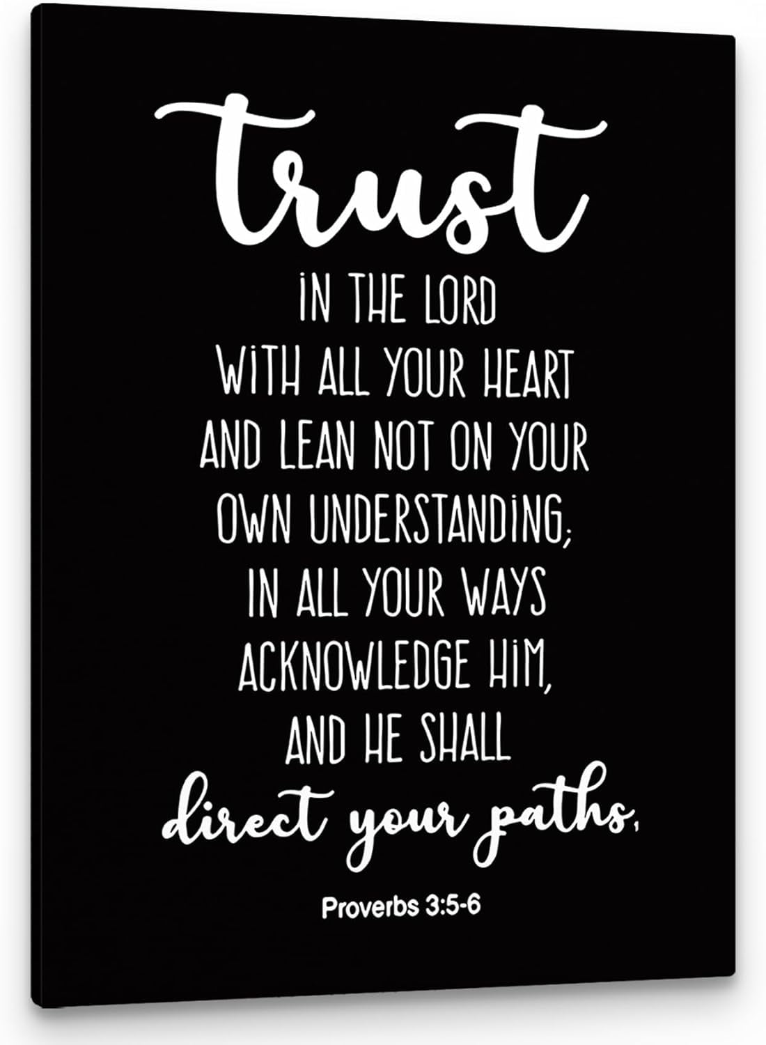 AXXPosters-Proverbs 3:5-6 Trust In The Lord With All Your Heart ...