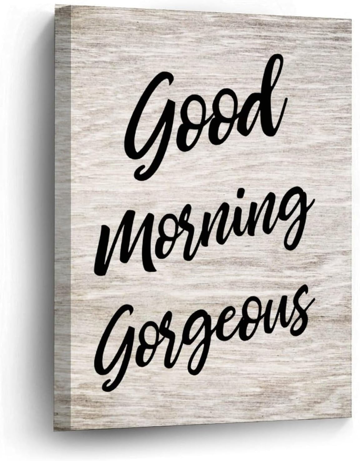 AXXPosters Quotes Canvas Wall Art 16x20in,Good Morning Gorgeous- Hello ...