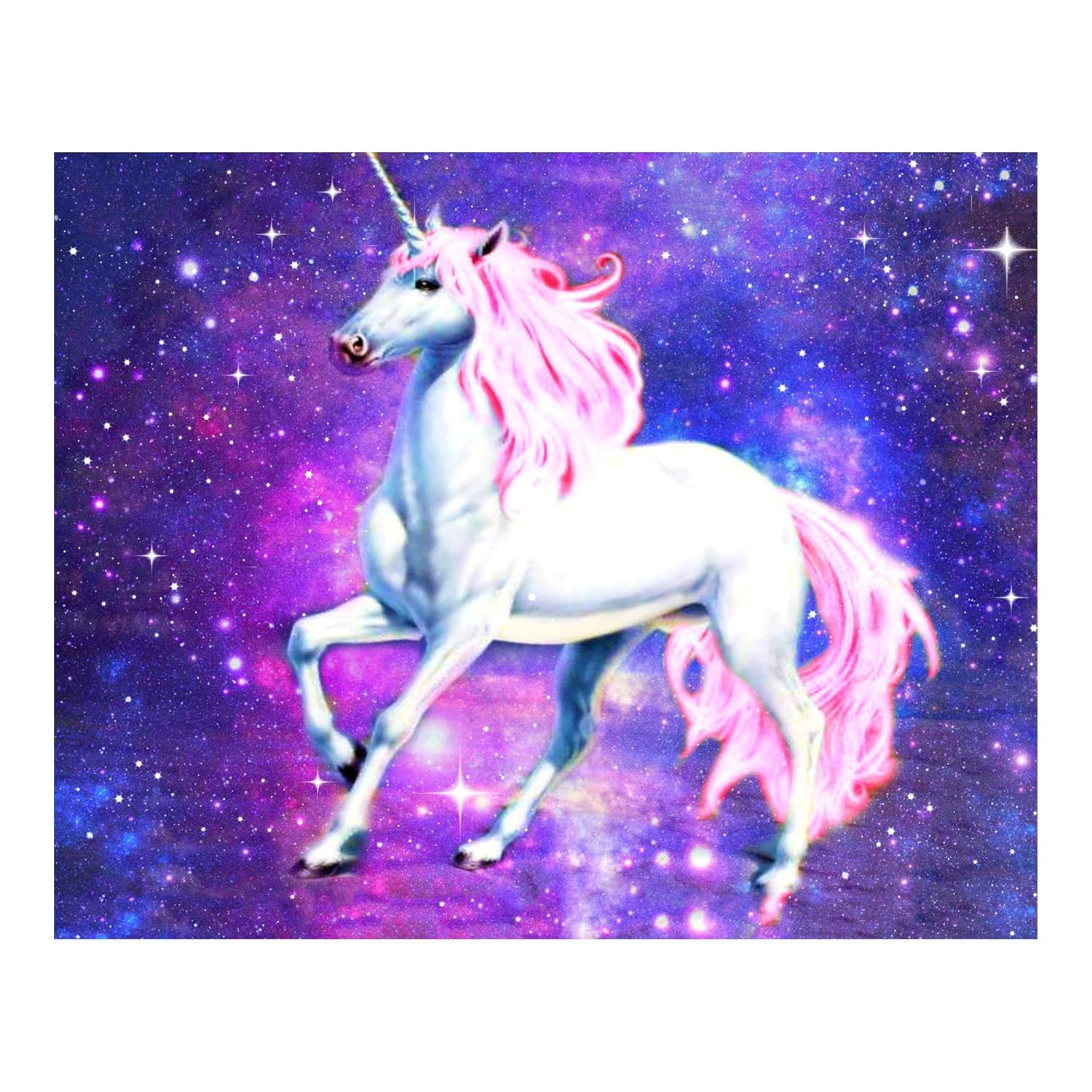 AXXPosters Royal Unicorn & Stardust- Animal Wall Art Print, Unique ...