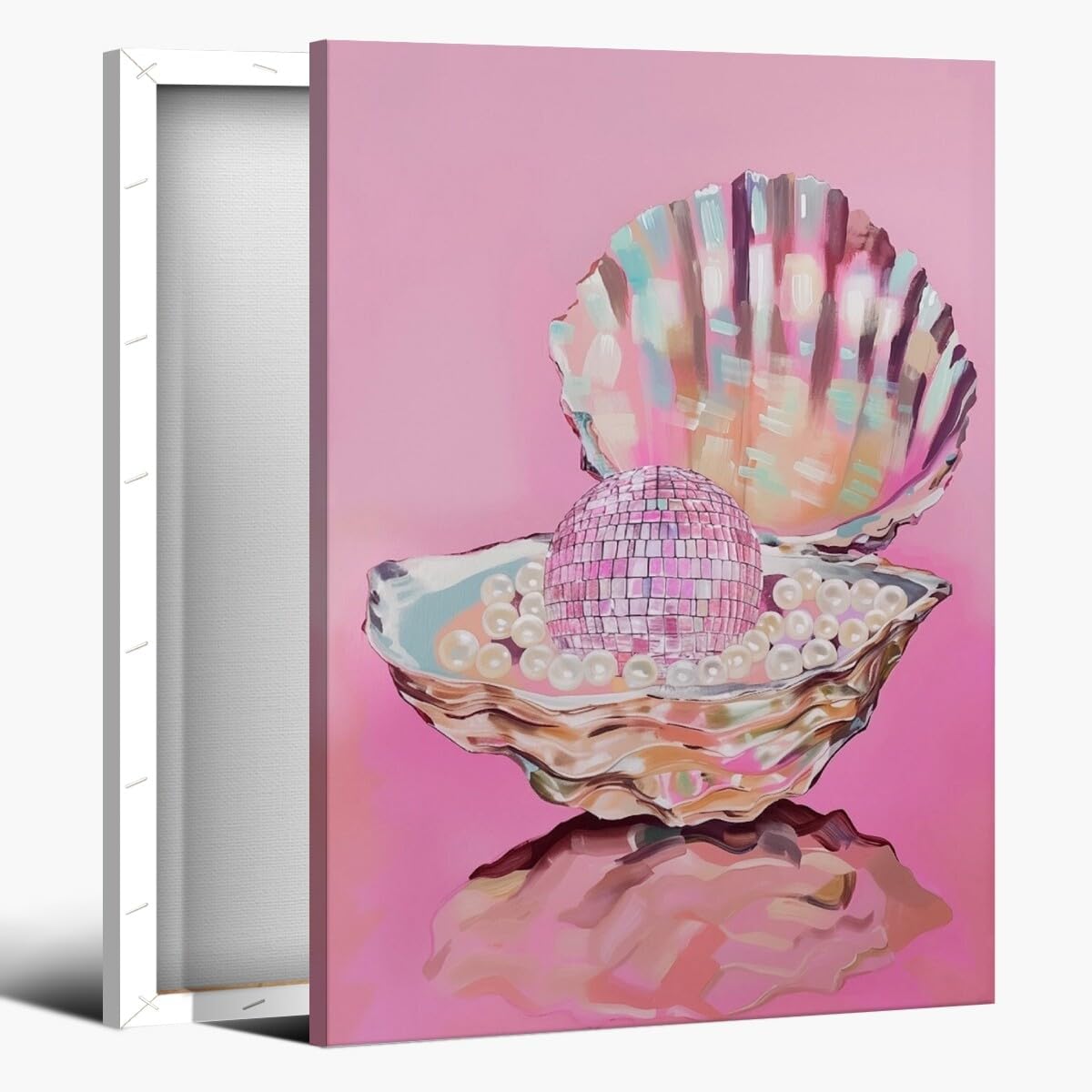 AXXPosters Seashell Disco Ball Poster Beachy Room Decor Coastal ...