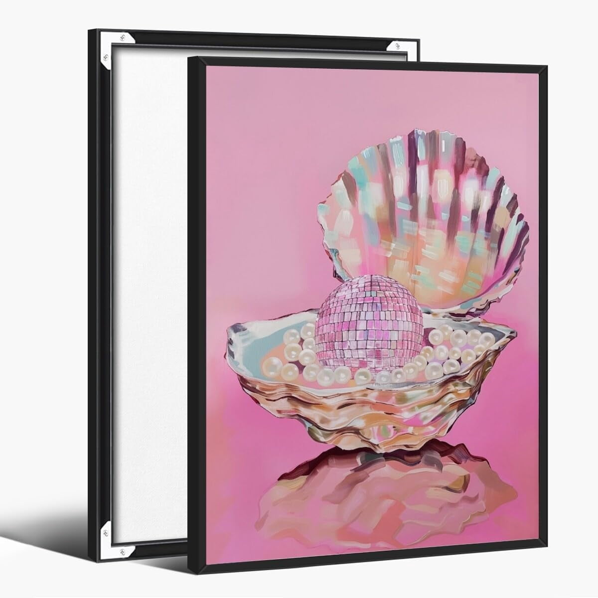 AXXPosters Seashell Disco Ball Poster Beachy Room Decor Coastal ...