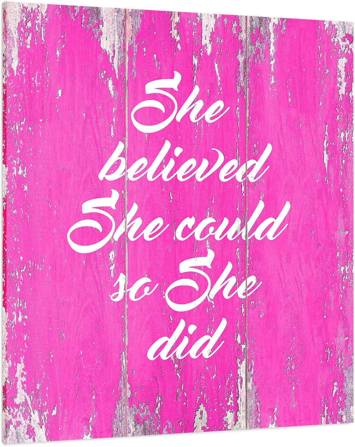 AXXPosters-She Believe Quote Motivational - - Quote Inspirational Wall ...