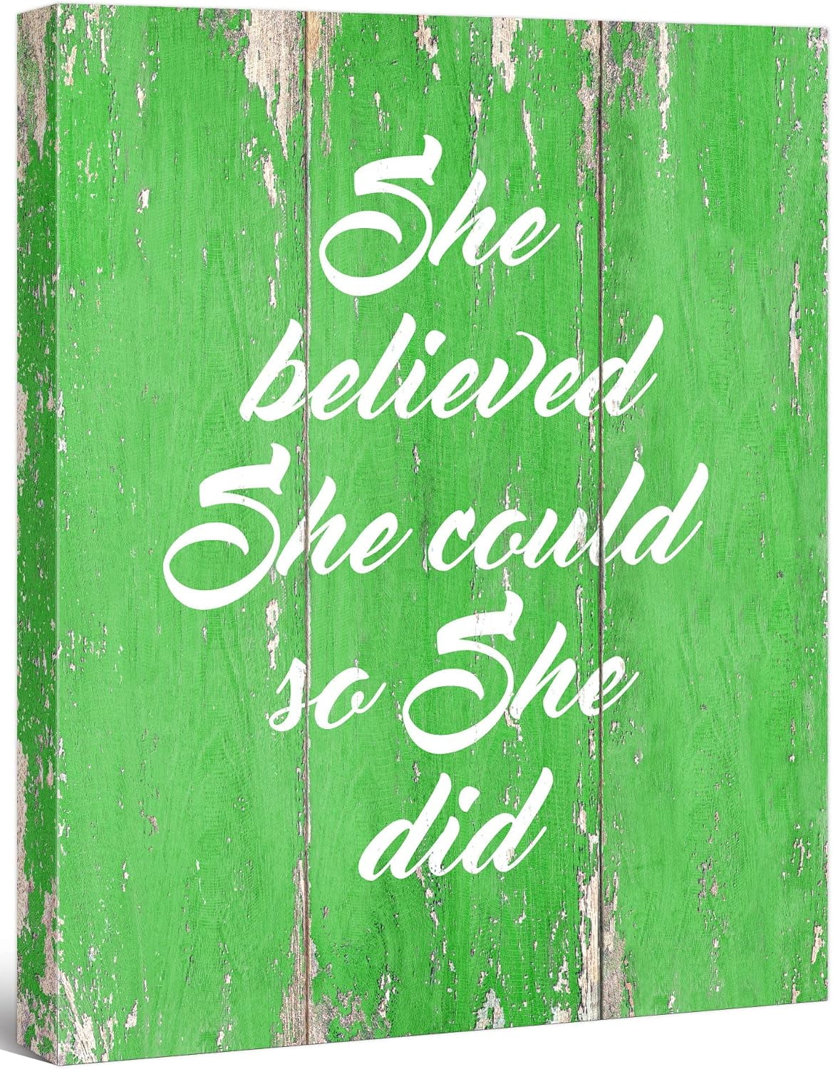 AXXPosters-She Believed She Could So She Did - FRAMED - Quote ...