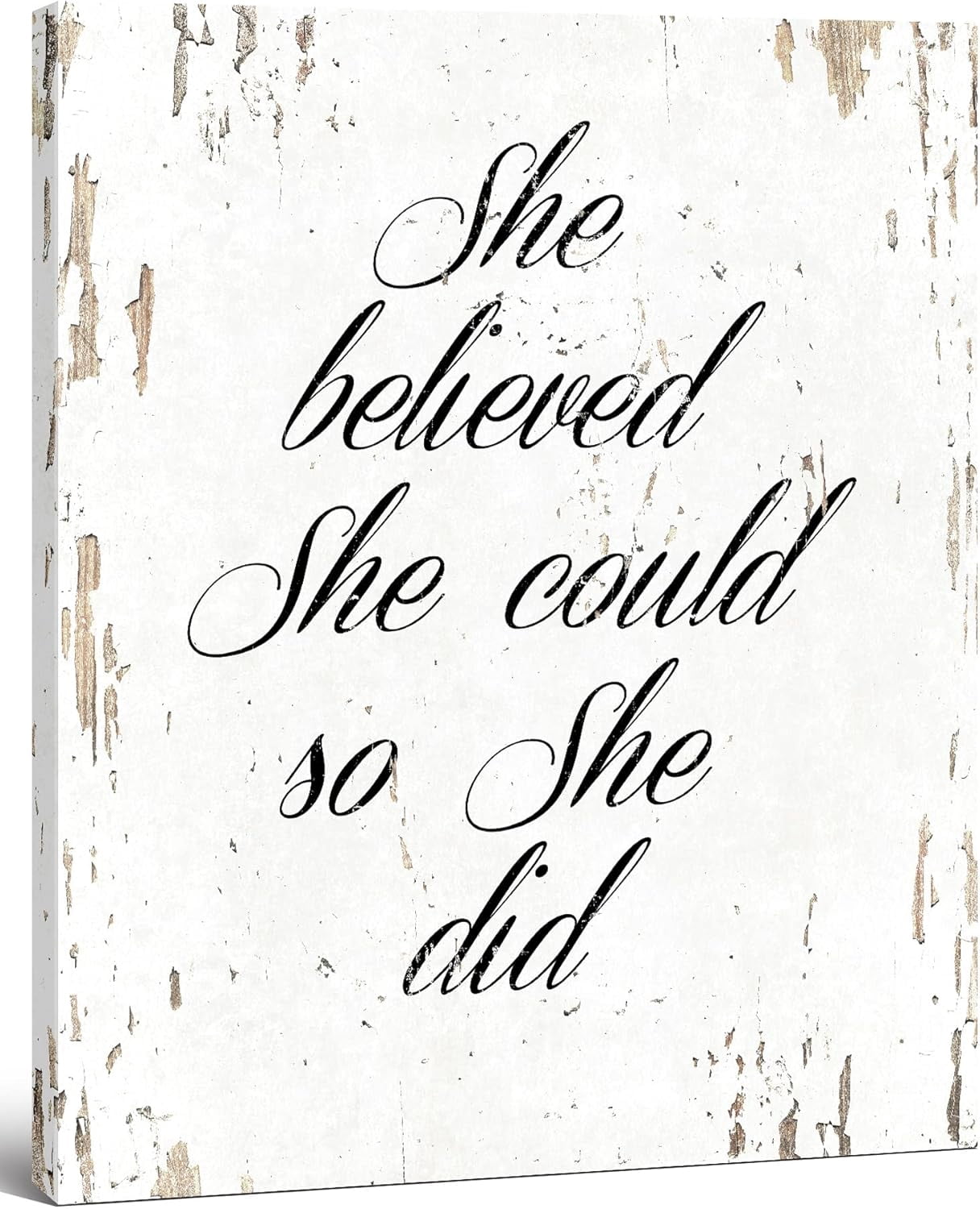AXXPosters-She Believed She Could So She Did - FRAMED - Quote ...