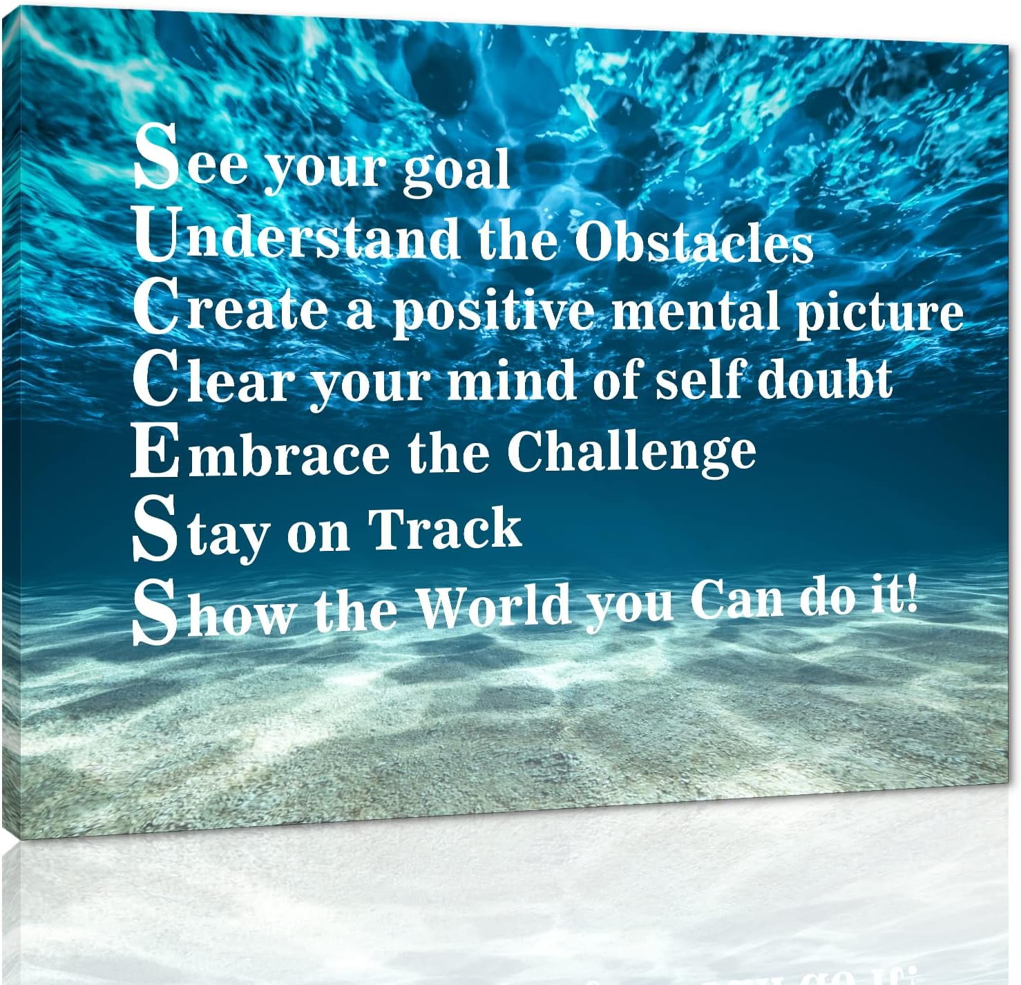 AXXPosters-Success Inspirational Canvas Wall Art Inspiration Motivation ...