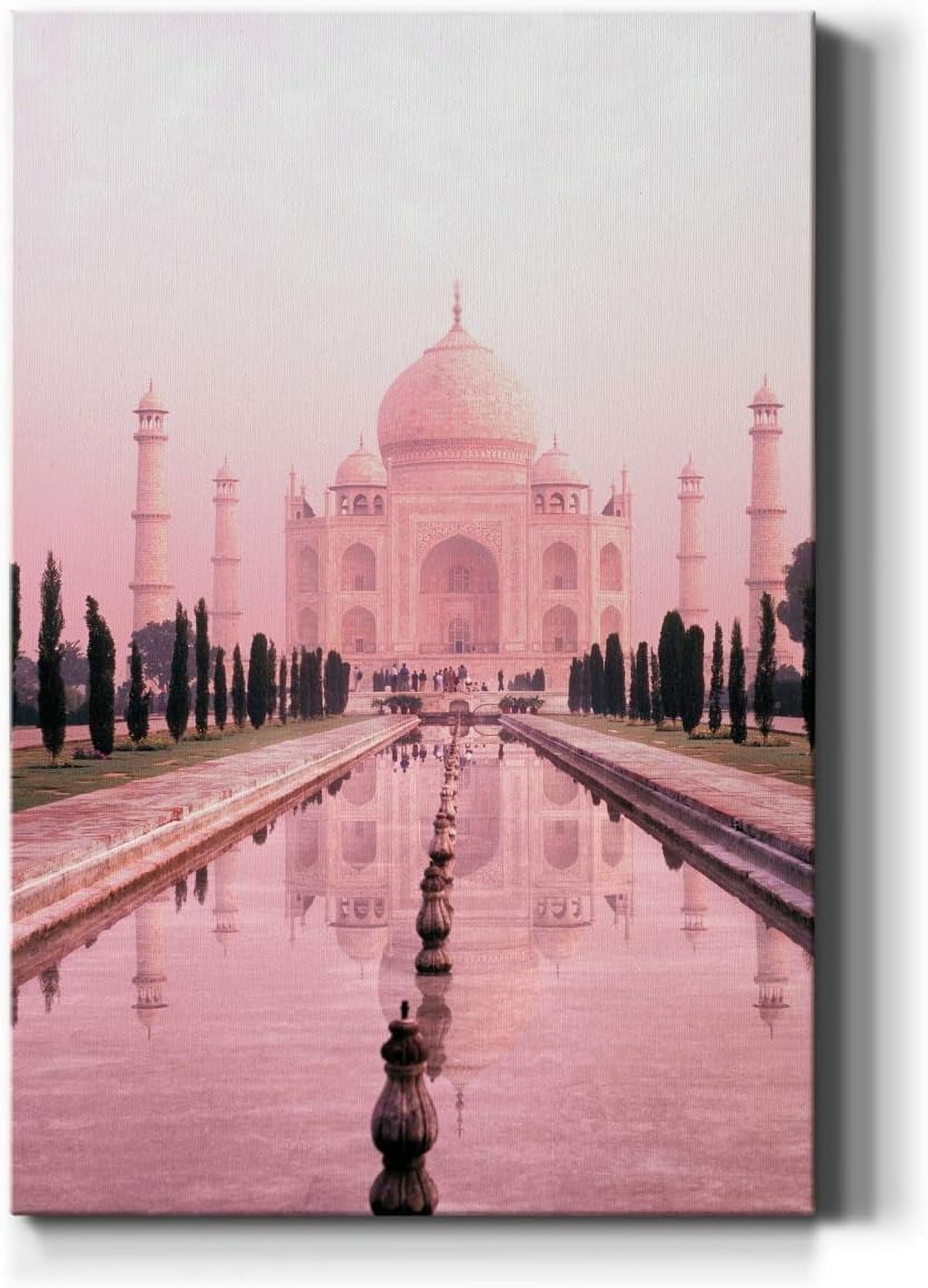 AXXPosters-Taj Mahal Wall Art, Indian Portrait Decor, South Asian ...