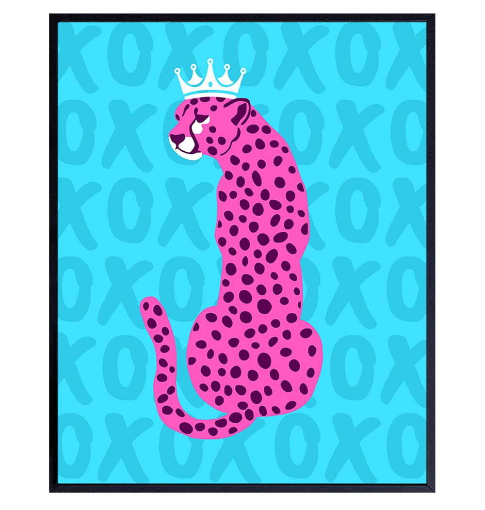 AXXPosters Trendy Aesthetic Room Decor -Cheetah Wall Art-Minimalist ...