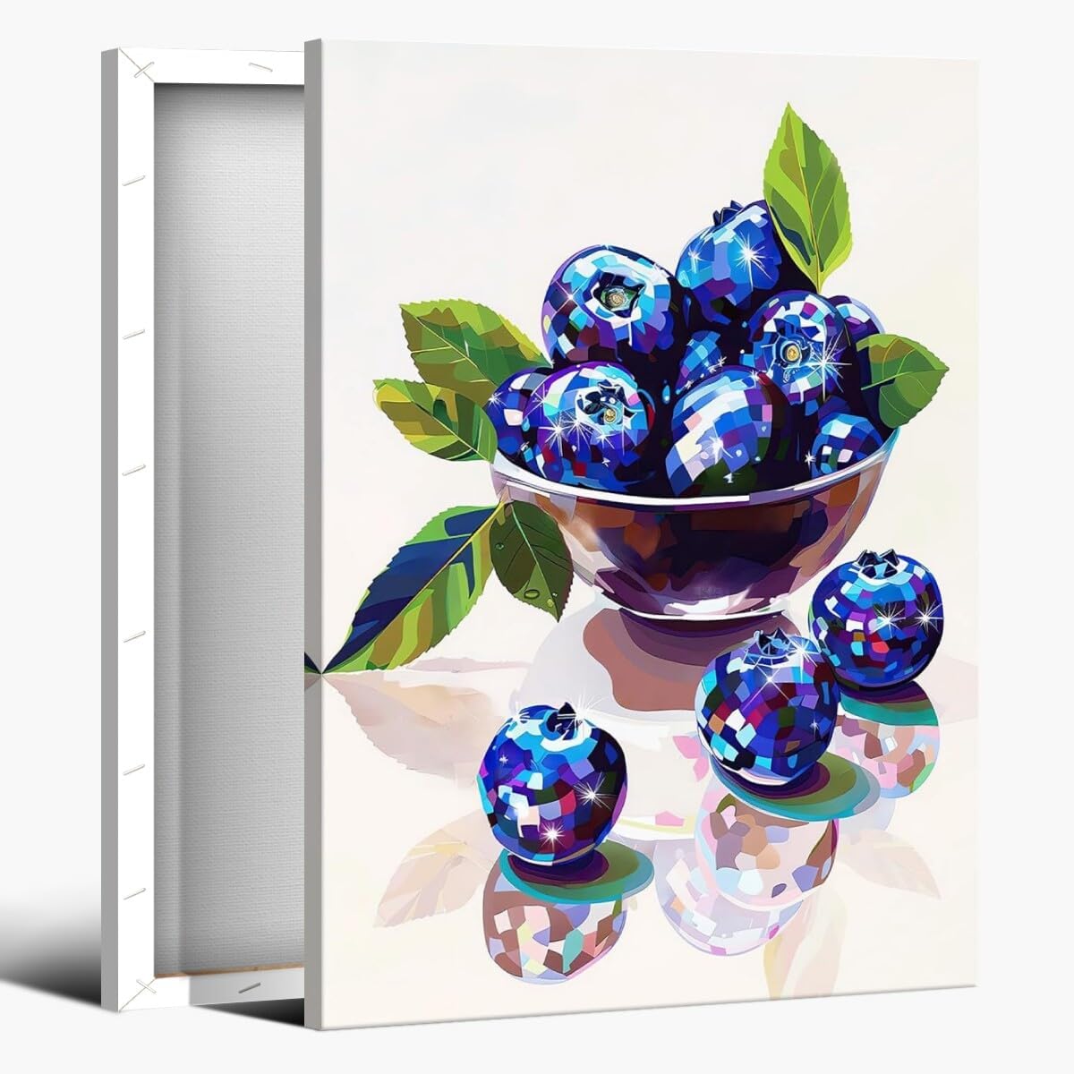 AXXPosters Trendy Party Theme Disco Blueberry Canvas Prints Art Poster ...
