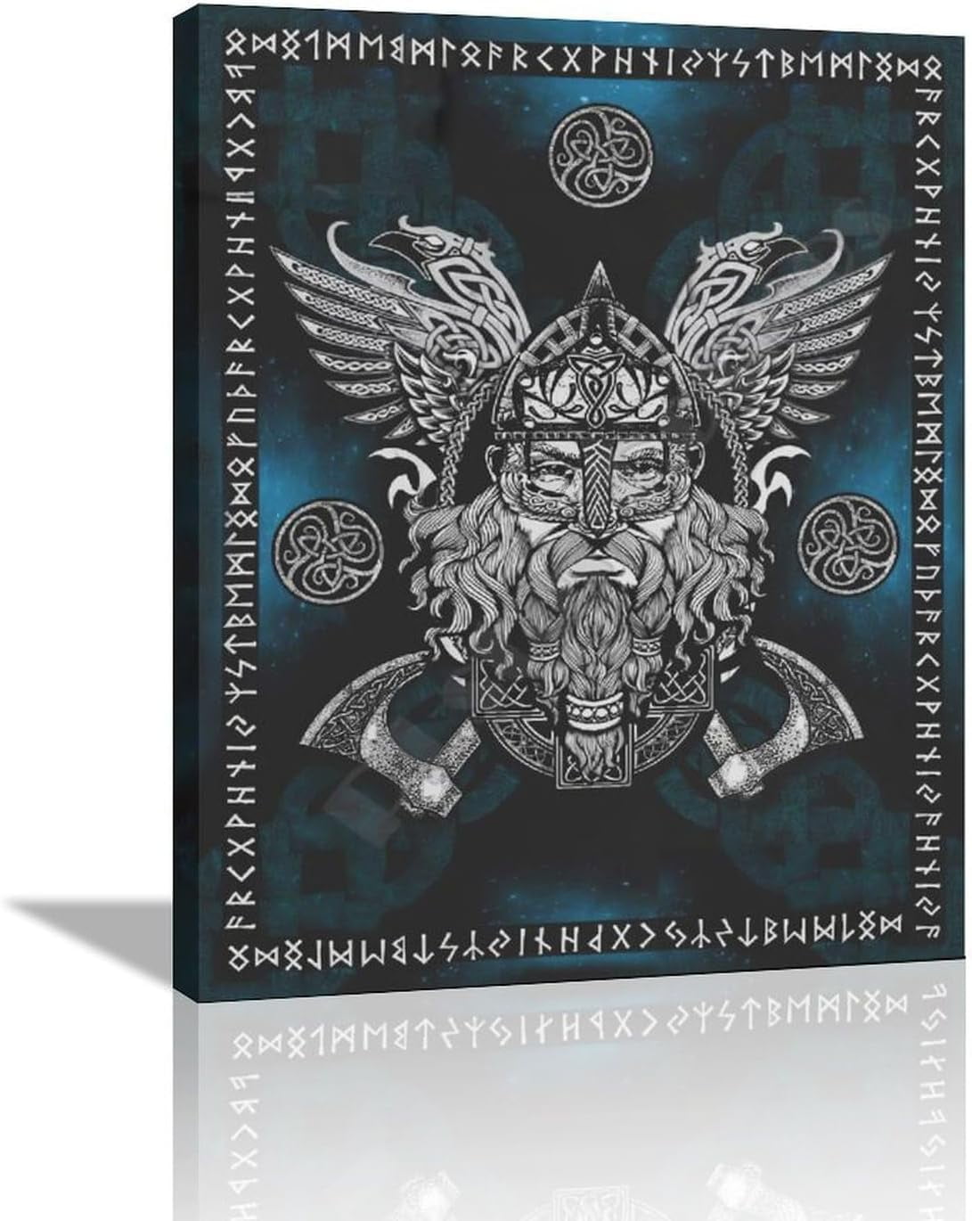 AXXPosters-Vintage Rose Painting Canvas Wall Art, Retro Black And White ...