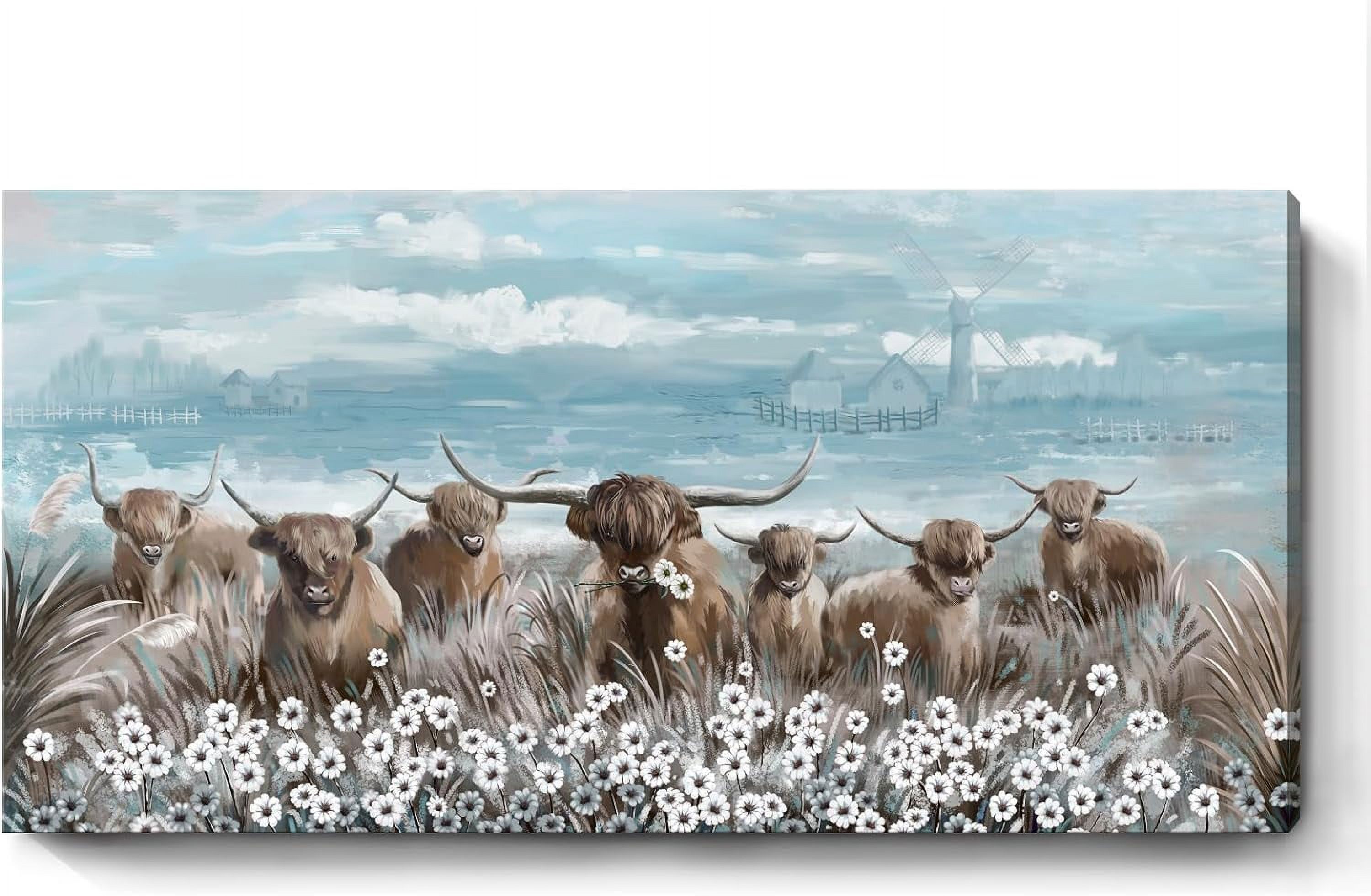 AXXPosters-Wall Art for Living Room Large Boho Coastal Farmhouse ...