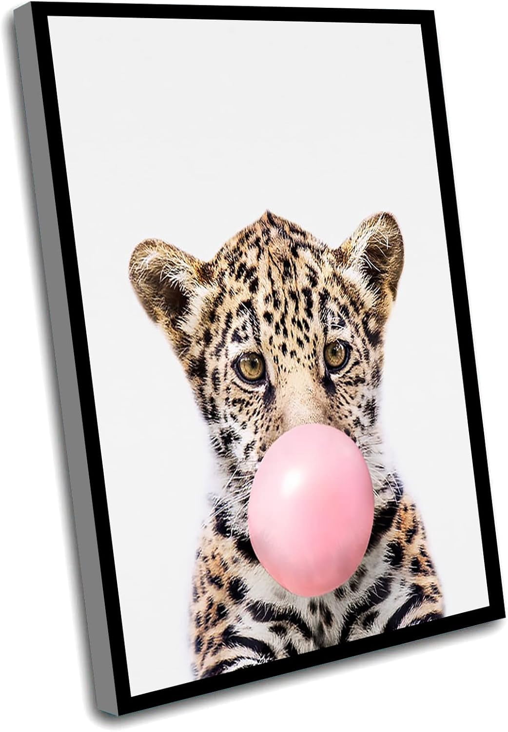 AXXPosters Wall Art Nursery Boy,Cub With Bubblegum,Baby Animal Prints ...