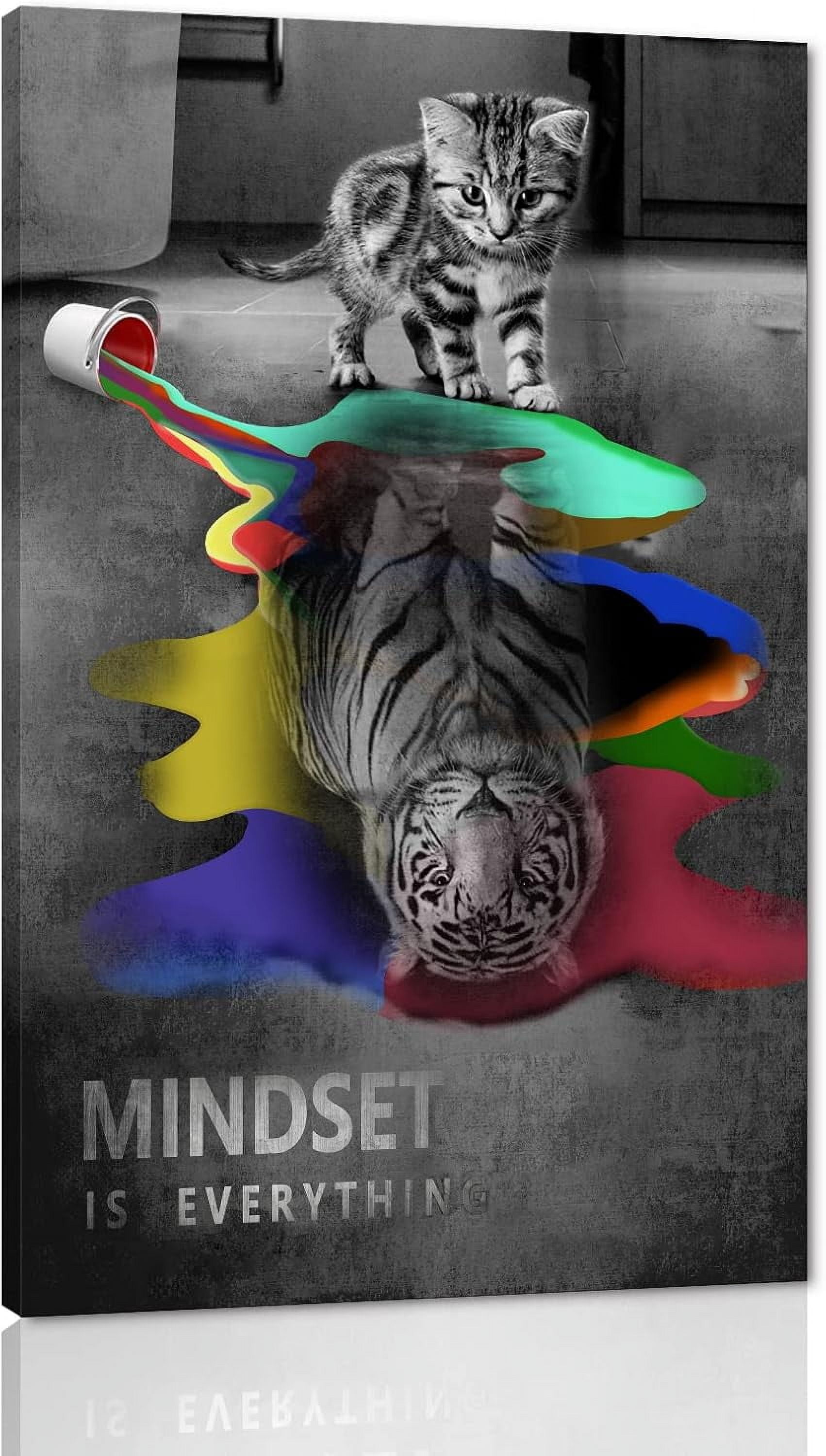 AXXPosters- Wall Decor Cute Animals Cat and Tiger Pictures with ...