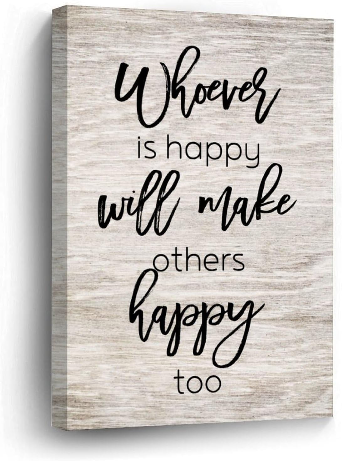AXXPosters Whoever Is Happy Will Make Others Happy Too.Canvas Wall Art ...