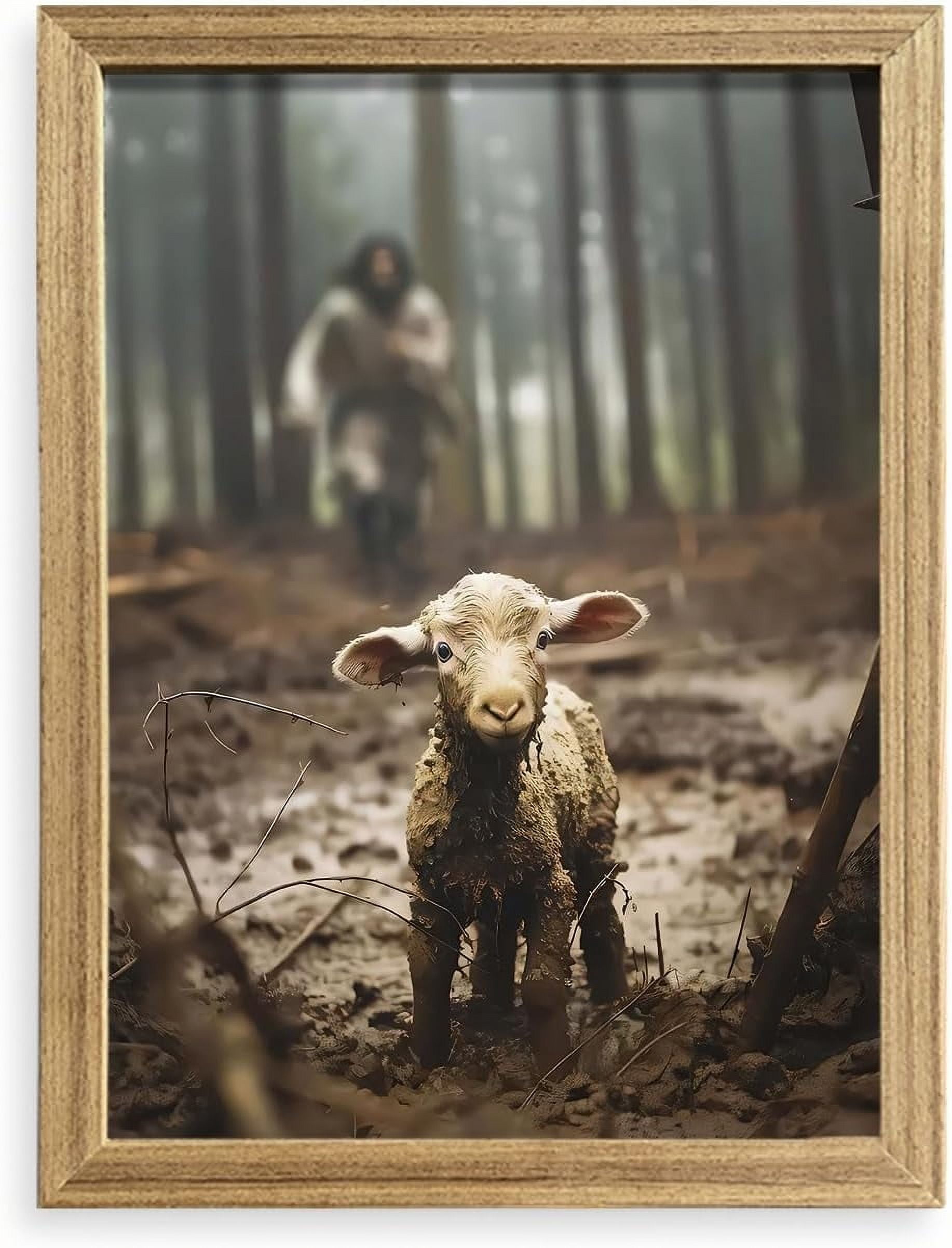 AXXPosters-Wrapped Canvas Christian Wall Art Jesus Artwork Painting ...