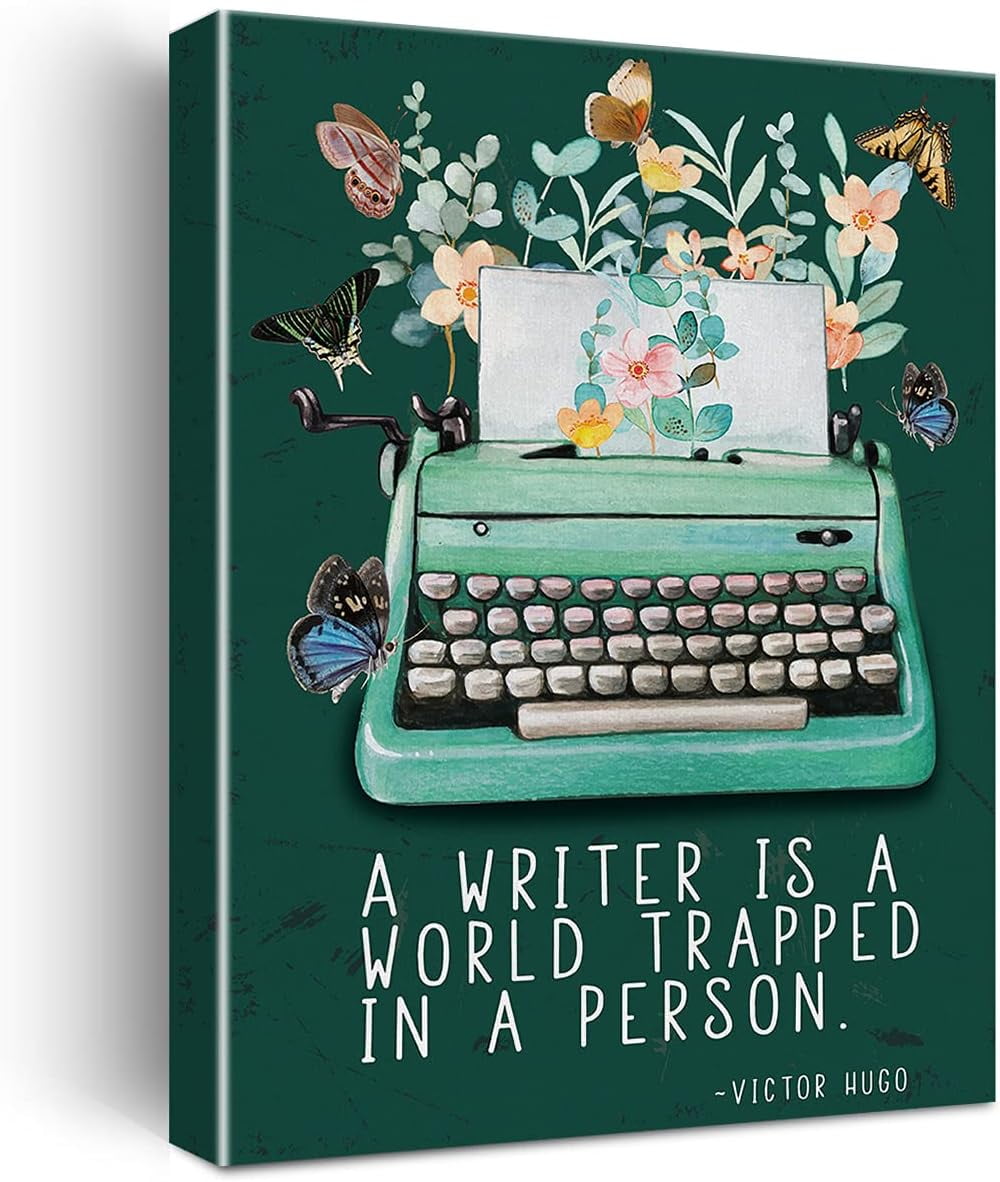 AXXPosters-Writer Wall Art a Writer is a World Trapped in a Person ...