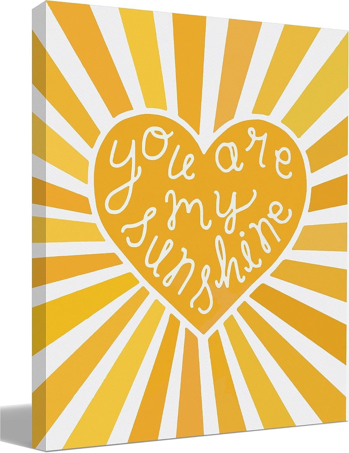 AXXPosters-You are My Sunshine Wall Decor，Summer Yellow Canvas Wall Art ...