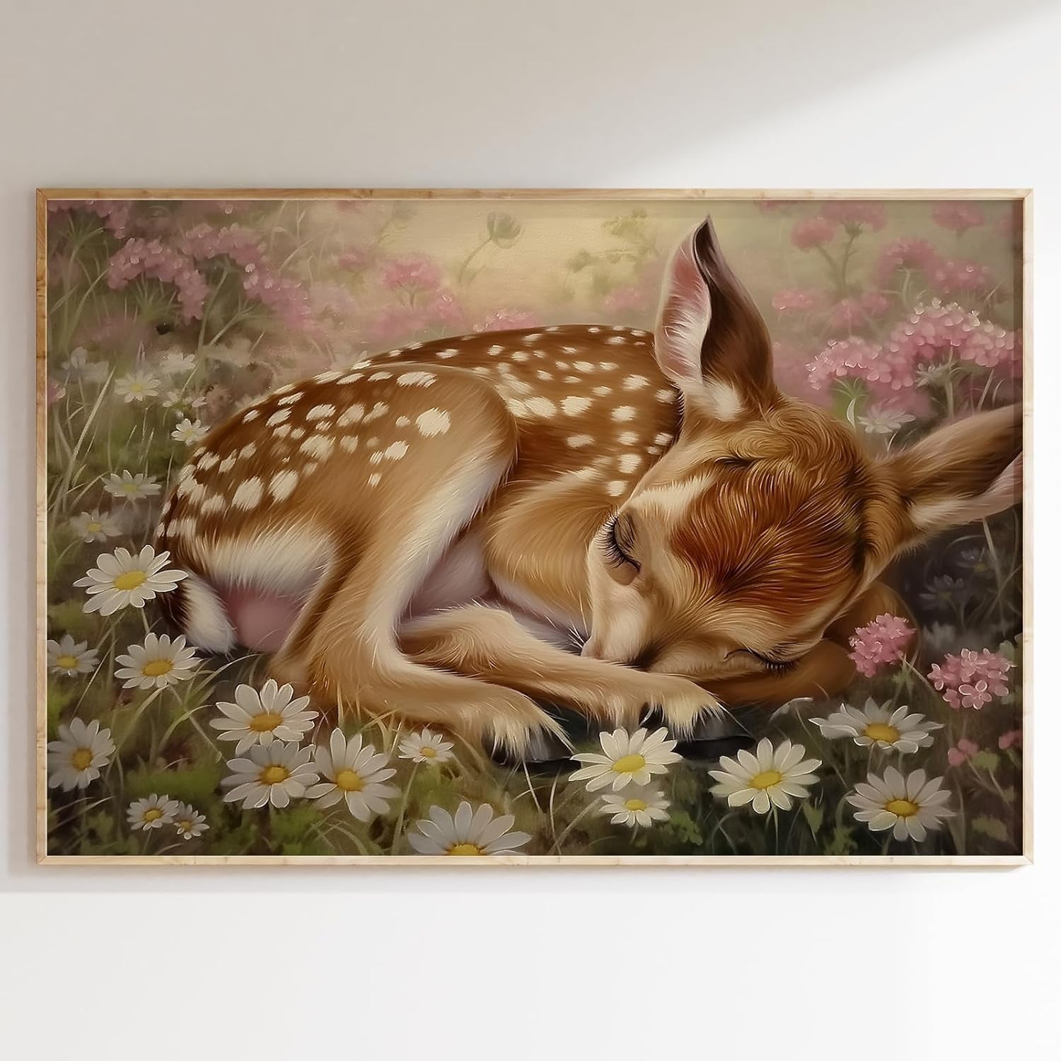 AXXPostersAbstract Cow Wall Art Farmhouse Animal Canvas for Bathroom ...