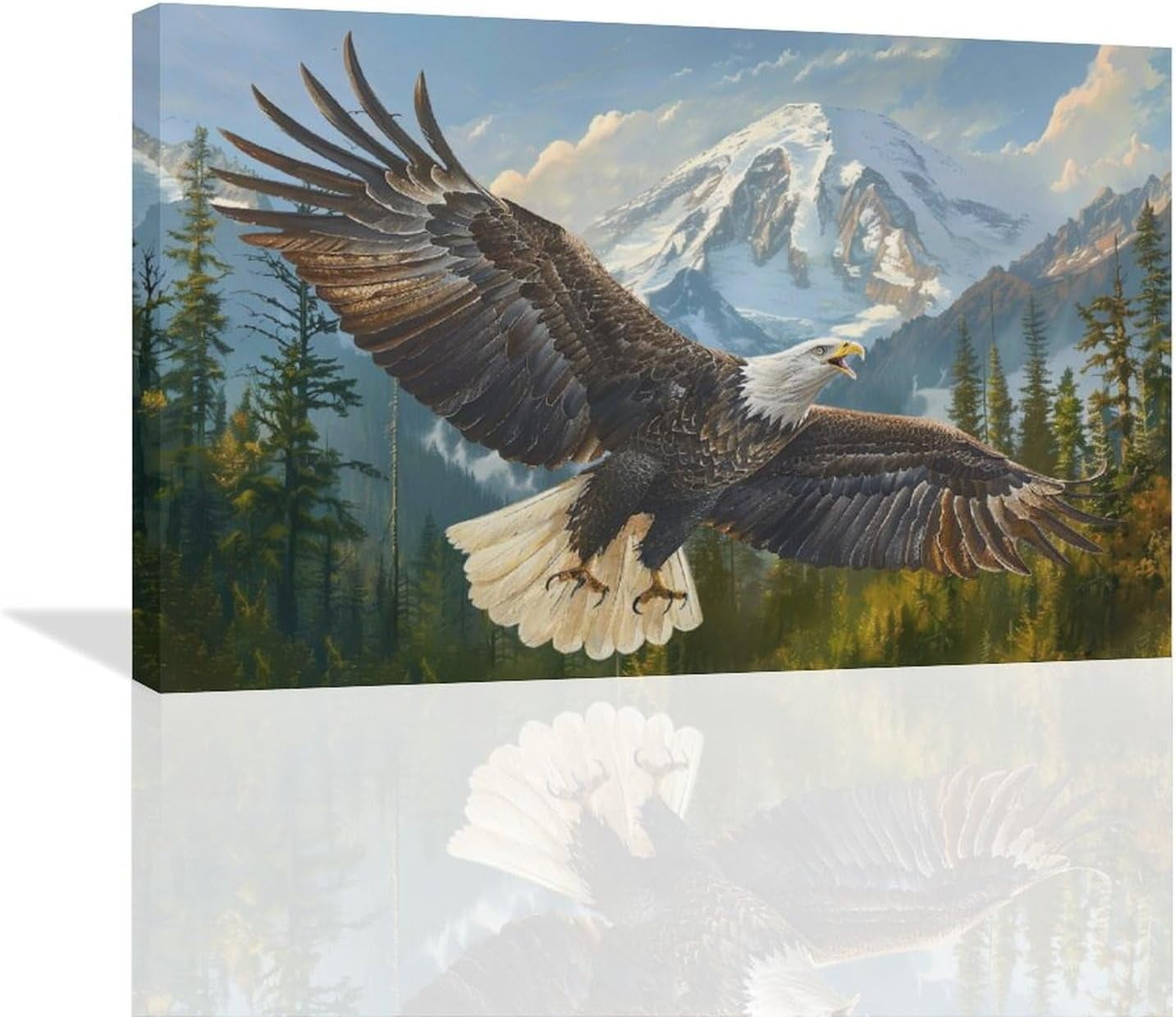 AXXPostersAmerican Bald Eagle Wall Art Flying Eagle Canvas Prints ...