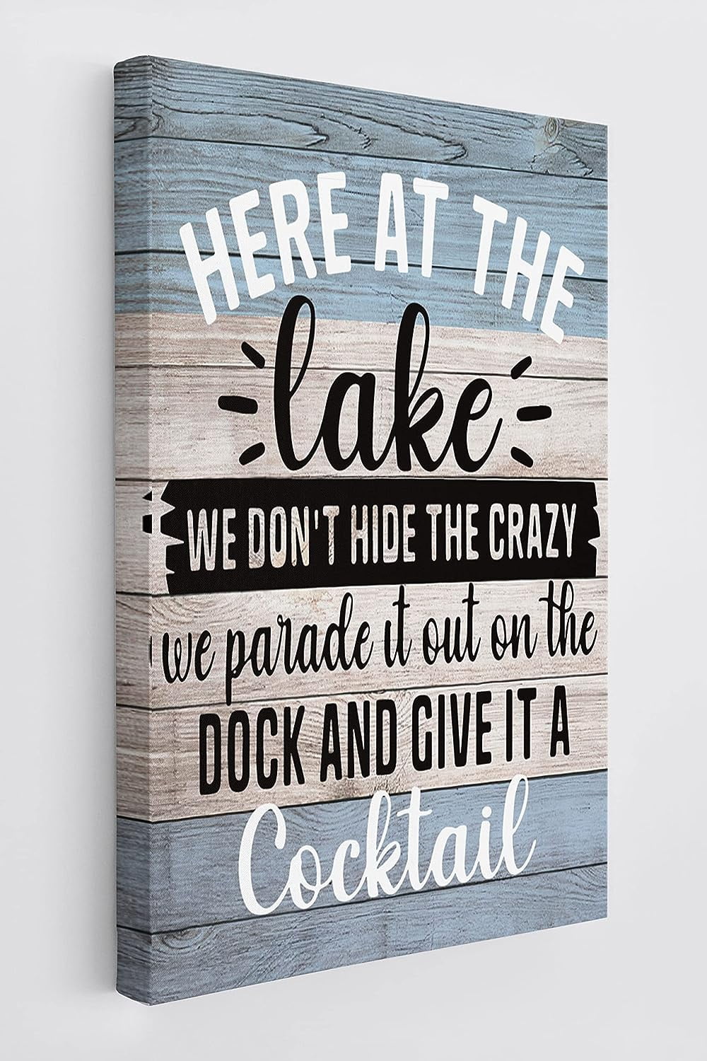 AXXPostersBoat Anchor Navy Blue Wall Art Canvas Farmhouse Navigation ...
